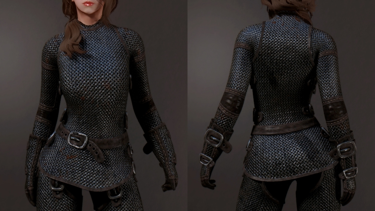 【Skyrim SE】Chainmail Armour – TRE-MAGA