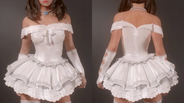 【Skyrim SE】DOA6_Kula_Wedding_Dress – TRE-MAGA