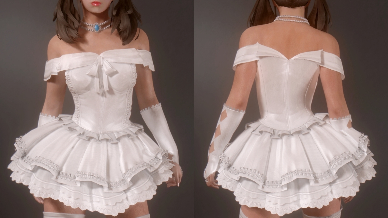 【Skyrim SE】DOA6_Kula_Wedding_Dress – TRE-MAGA