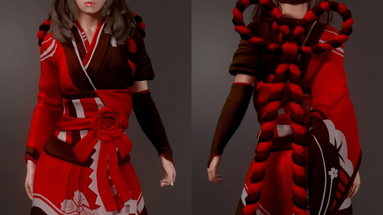 【Skyrim SE】Darkness Rises – Archer Yukata – TRE-MAGA