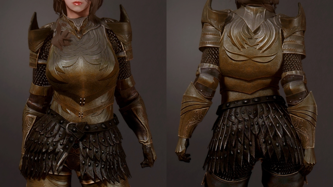 【Skyrim SE】Elven Enforcer Armor – TRE-MAGA