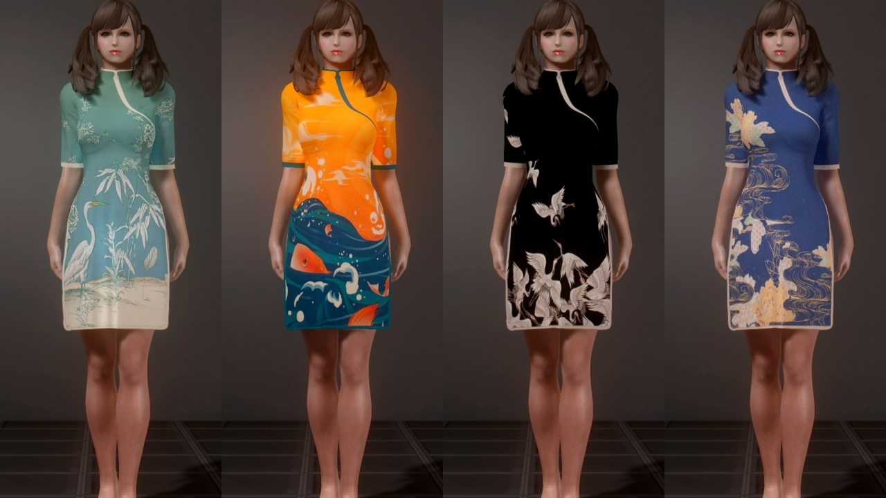【Skyrim SE】[Ashtoreth] Ay Lin Dress – TRE-MAGA