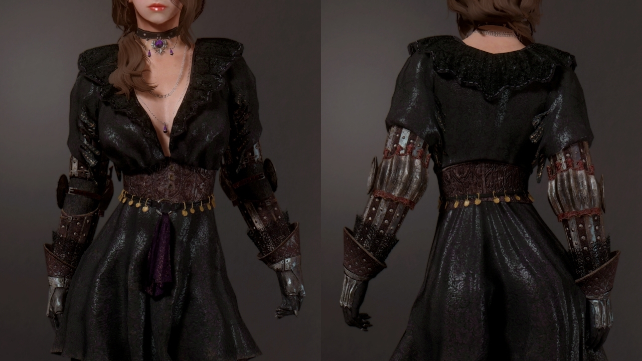 【Skyrim SE】Dark Witch Armor – TRE-MAGA