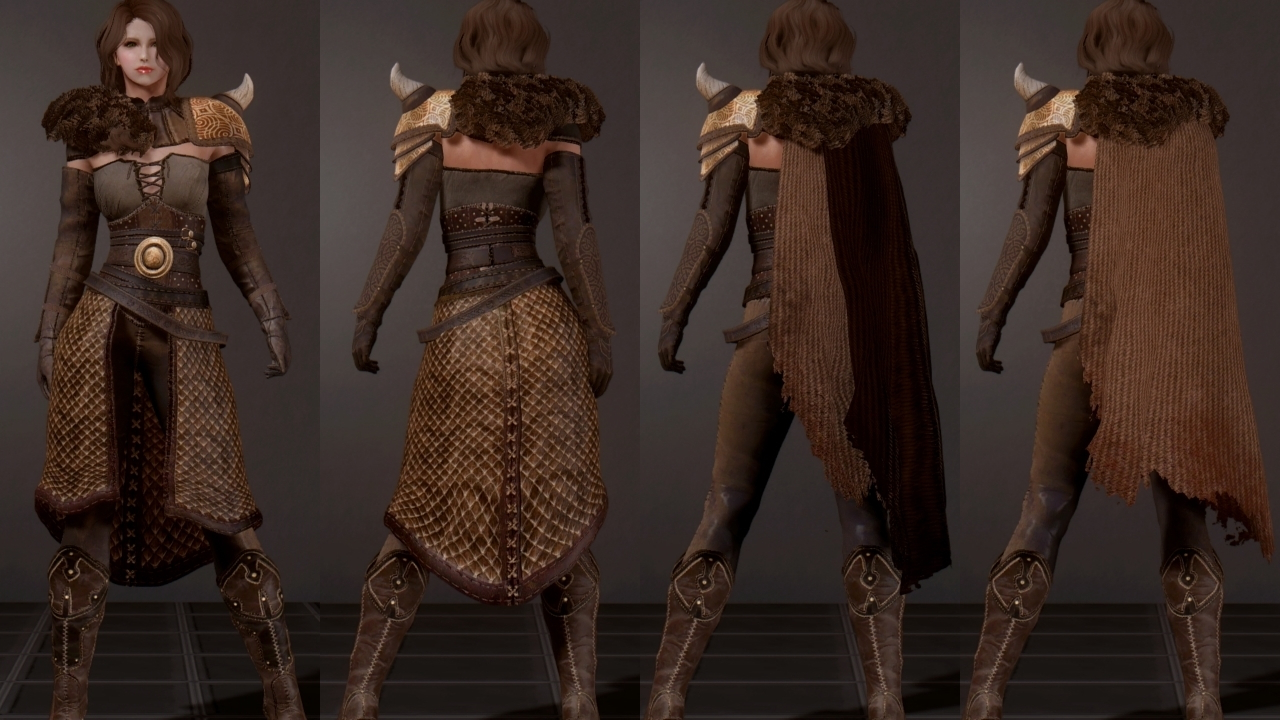 【Skyrim SE】DD – Sigrin Silver Fox armor by Vergi – TRE-MAGA