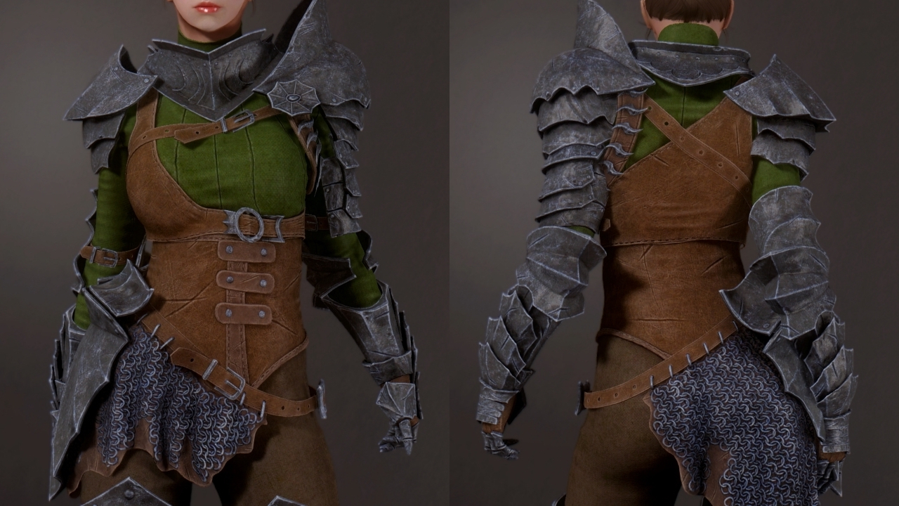 【Skyrim SE】Iron Rose Armor – TRE-MAGA