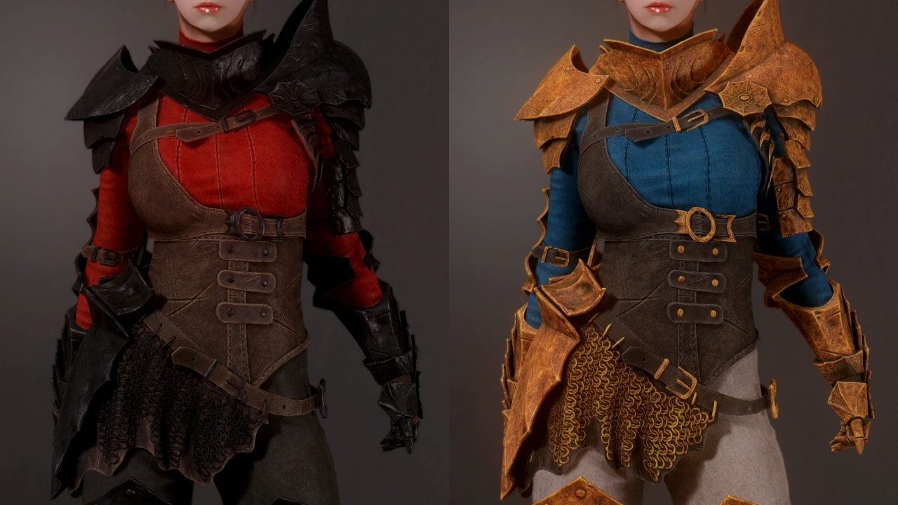 【Skyrim SE】Iron Rose Armor – TRE-MAGA